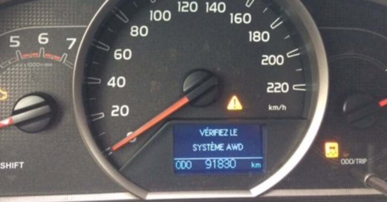 What Does Check AWD System Mean on Toyota RAV4?